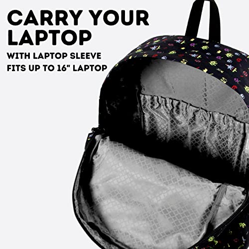 J World New York Unisex Kid's Oz School Backpack for Girls Boys. Cute Bookbag, Game, One Size