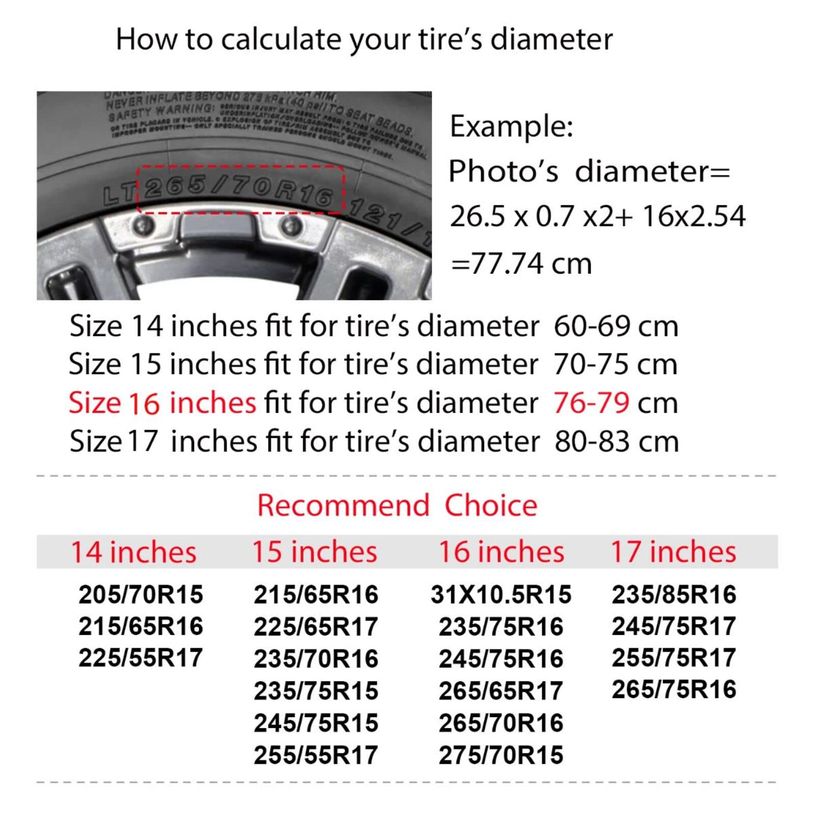 Foruidea Leopard Print Spare Tire Cover Dust-Proof Wheel Tire Cover Fit Trailer, RV, SUV and Many Vehicle 17 Inch