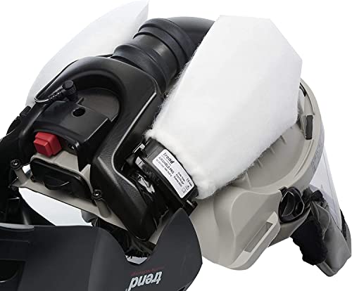 Trend Airshield Pro Full Air Circulating Face Shield w/ Ear Defenders - Complete Face and Hearing Protection Pack, AIR/PRO/D2