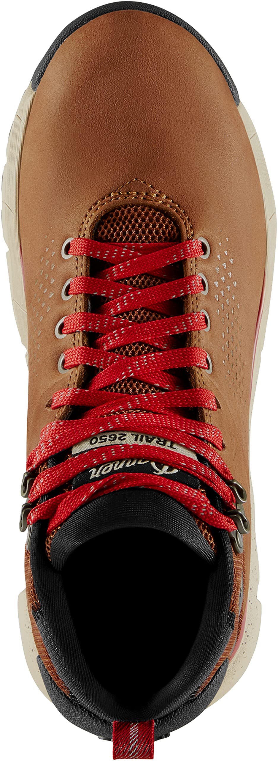 Danner Women's 61250 Trail 2650 Mid 4" Gore-Tex Hiking Shoes, Brown/Red - 7.5M