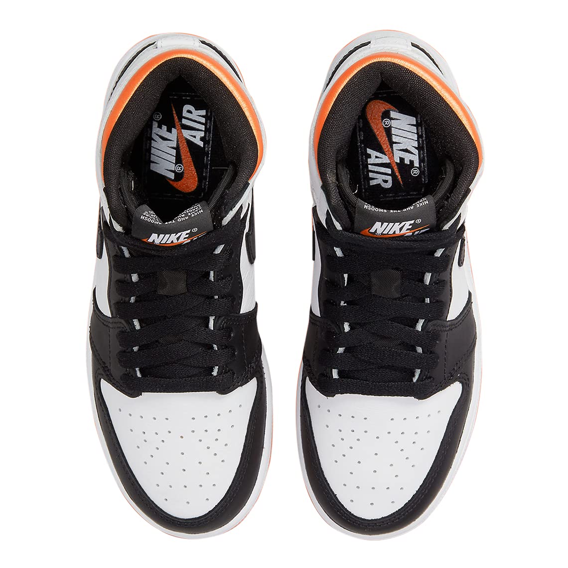 Nike Jordan Youth Air 1 Retro High OG GS 575441 180 Electro Orange - Size 4Y