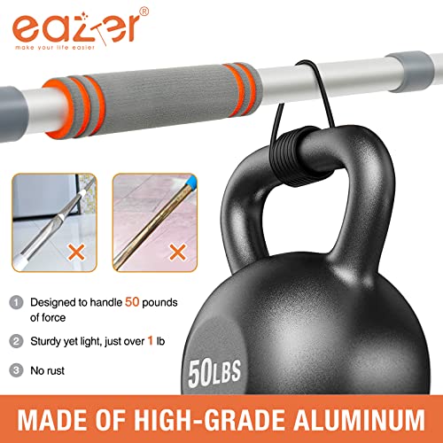 eazer Squeegee Window Cleaner 2 in 1 Rotatable Window Cleaning Tool Kit with Extension Pole, 62‘’ Telescopic Window Washing Equipment with Bendable Head for Indoor/Outdoor Car Glass - 4 Pads