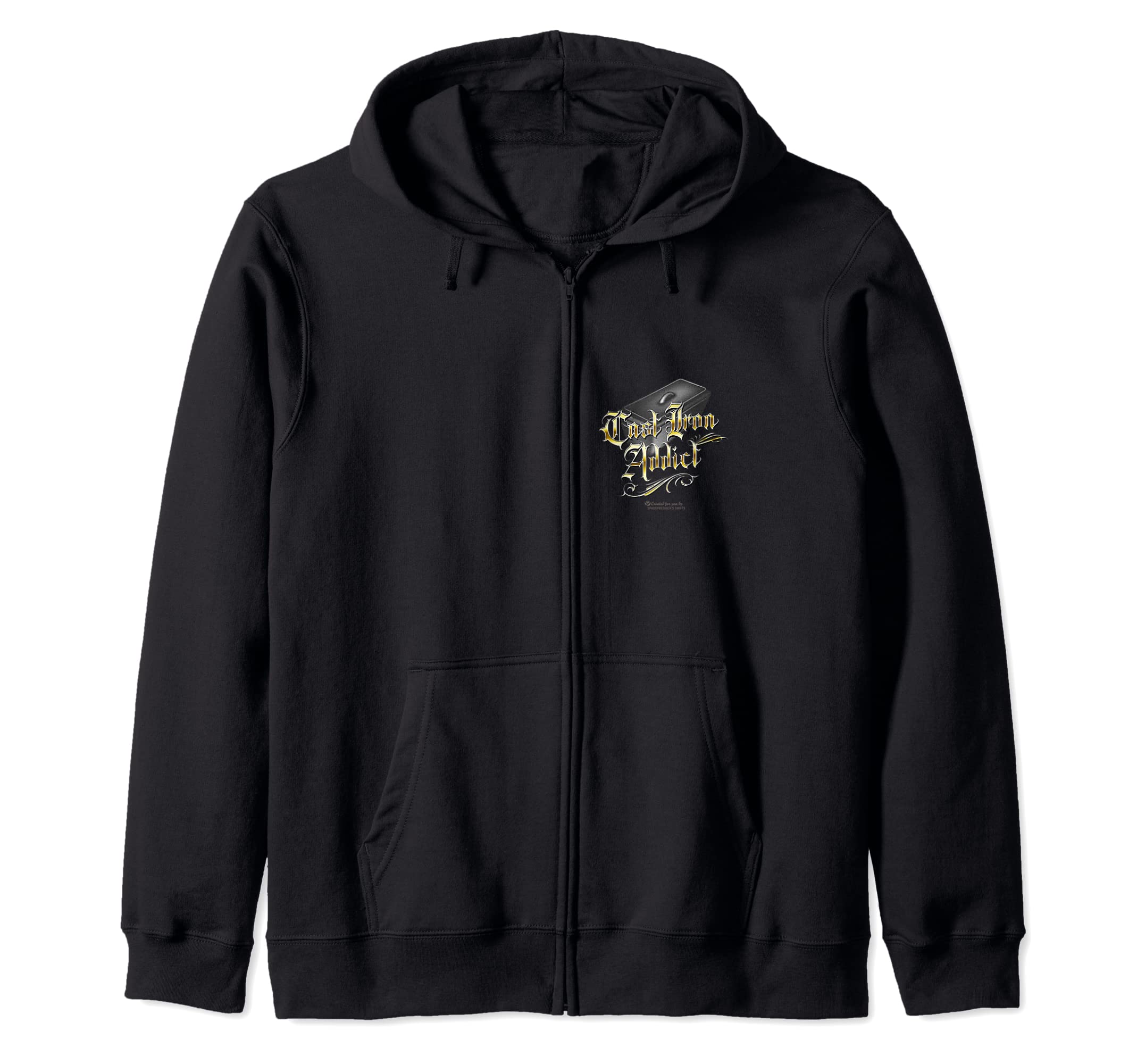Dutch Oven Cast Iron Addict Design Dutch Oven Zip Hoodie