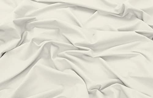 ZOYER Flannel Sheets Full Size Bed Set - Soft & Comfy Deep Pocket Cotton Flannel Bedding, Fitted Up to 16", Double Brushed Full Bed Sheets, 4 Pieces, White