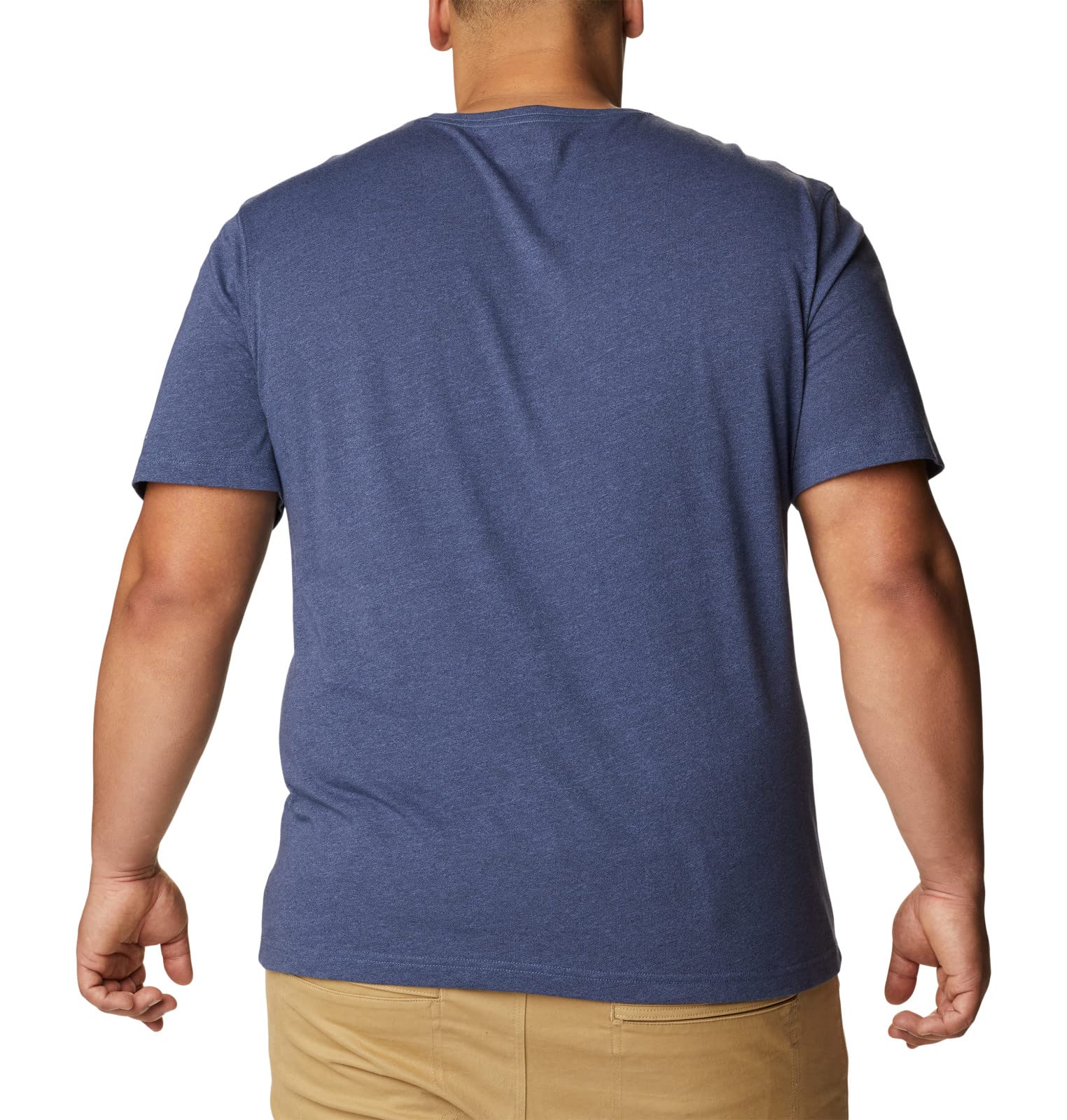 Columbia Mens Thistletown Hills Short Sleeve T-Shirt, Dark Mountain Heather, Medium