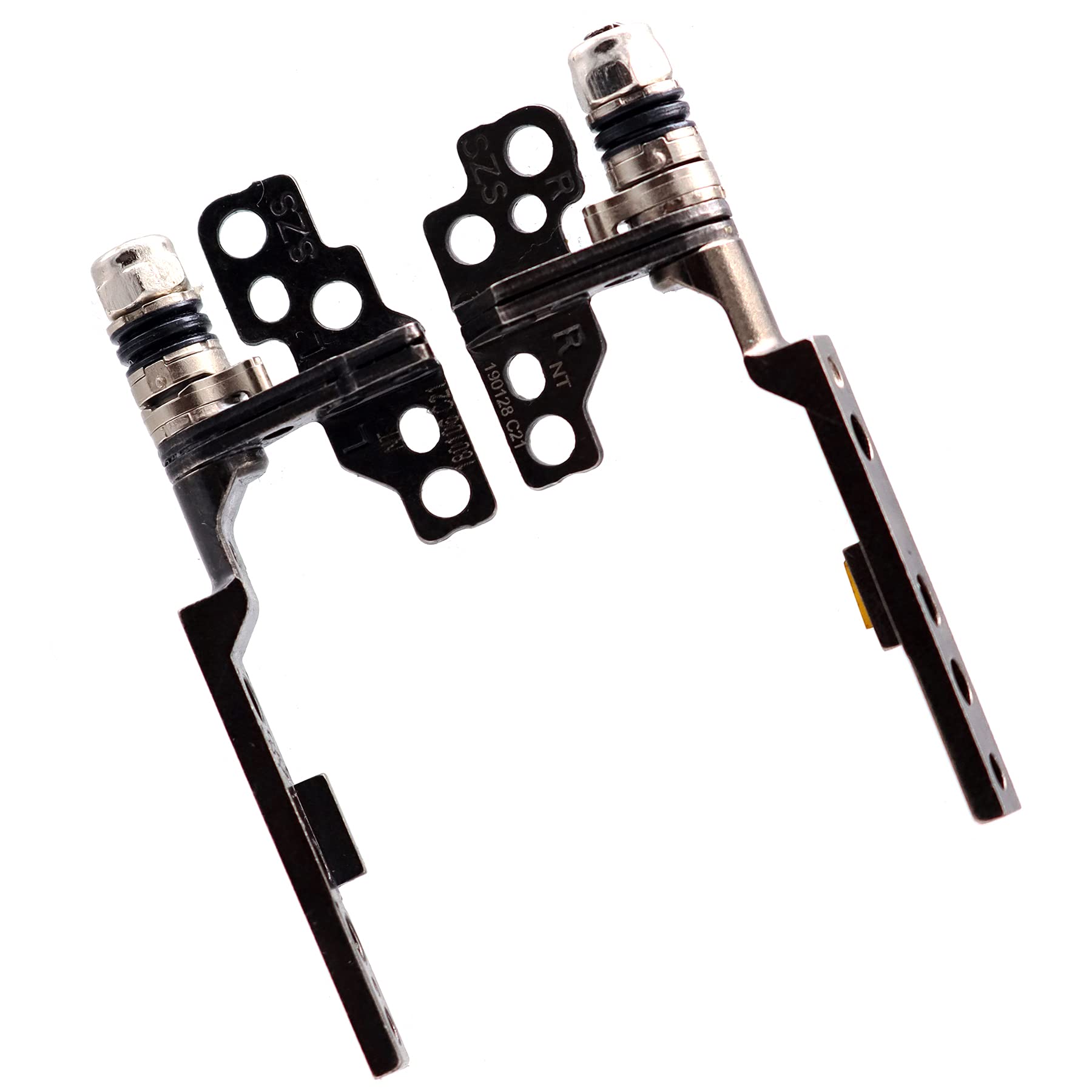 Deal4GO CAZ20 LCD Hinge Kit for Dell Latitude 7480 7490 e7480 e7490 P73G Series, Black Metal Side Mount Hinges, 14" Screen, Non-Touch, 1 Set