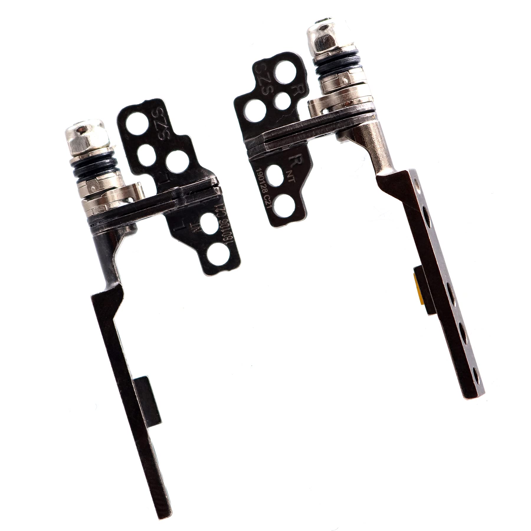 Deal4GO CAZ20 LCD Hinge Kit for Dell Latitude 7480 7490 e7480 e7490 P73G Series, Black Metal Side Mount Hinges, 14" Screen, Non-Touch, 1 Set