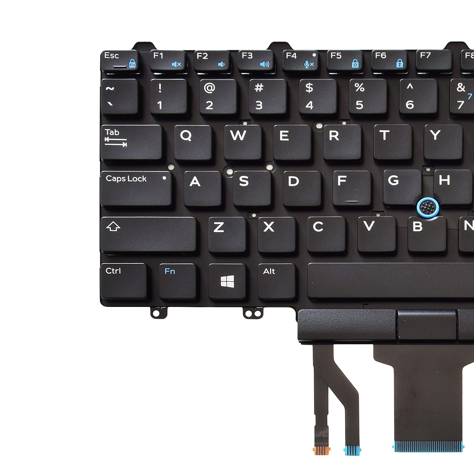SUNMALL Backlit Keyboard Replacement Compatible with Dell Education(Latitude ) E5450 E5470 E5480 E7450 P40G E7470 E7480,Latitude 14 5480 5488 5490 5491 7480 7490 with Pointer US Layout