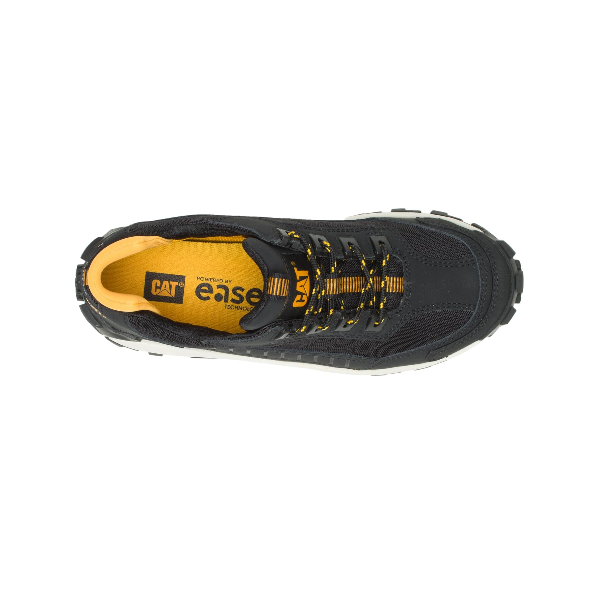 CAT Footwear Men's Invader Steel Toe Work Shoe, Black/Full Moon, 11