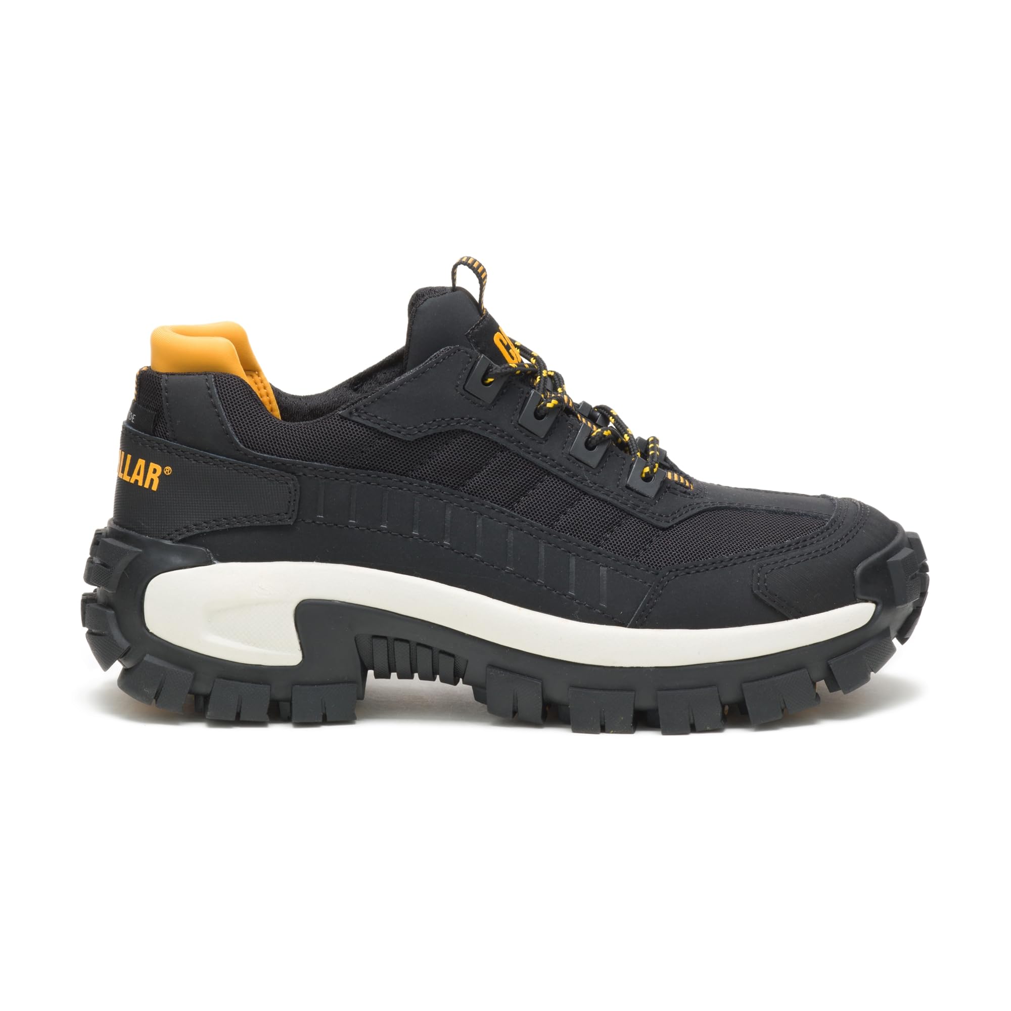 CAT Footwear Men's Invader Steel Toe Work Shoe, Black/Full Moon, 11