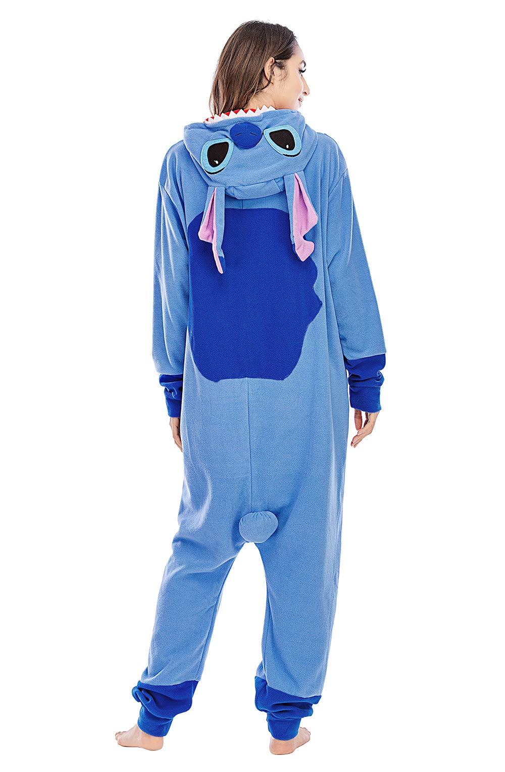 Etoson Onesie Cosplay Halloween Costume Unisex Animal Pajama,Blue,XL