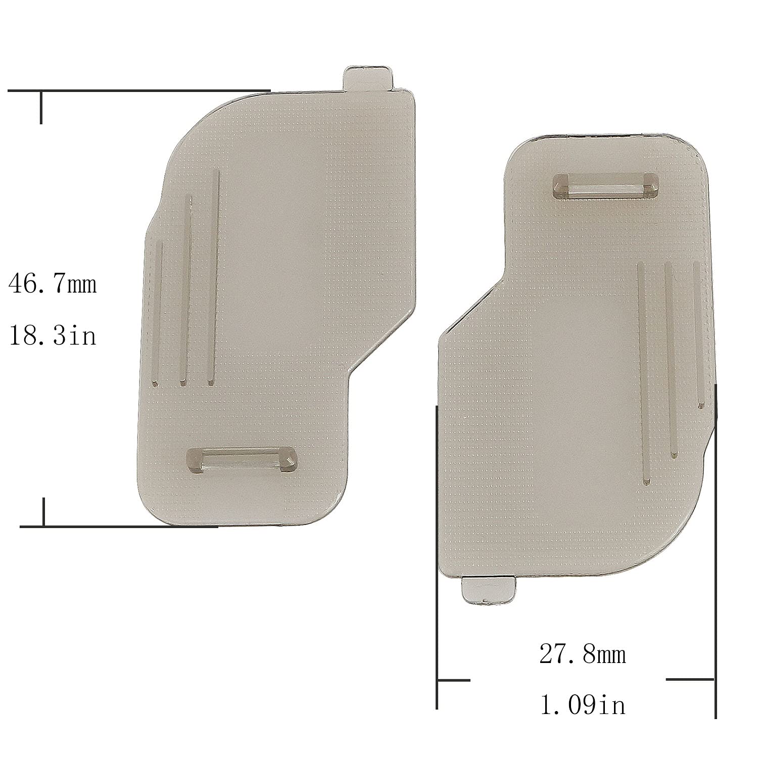 Longdex 2PCS #XC2369051 Bobbin Hook Cover Plate for Babylock BL40, BL40A (Grace),BLDC+,Brother PE700,PE