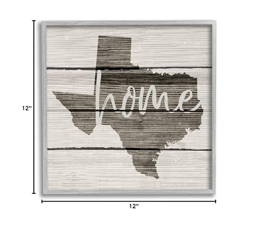 Stupell Industries Texas Home Typography Map