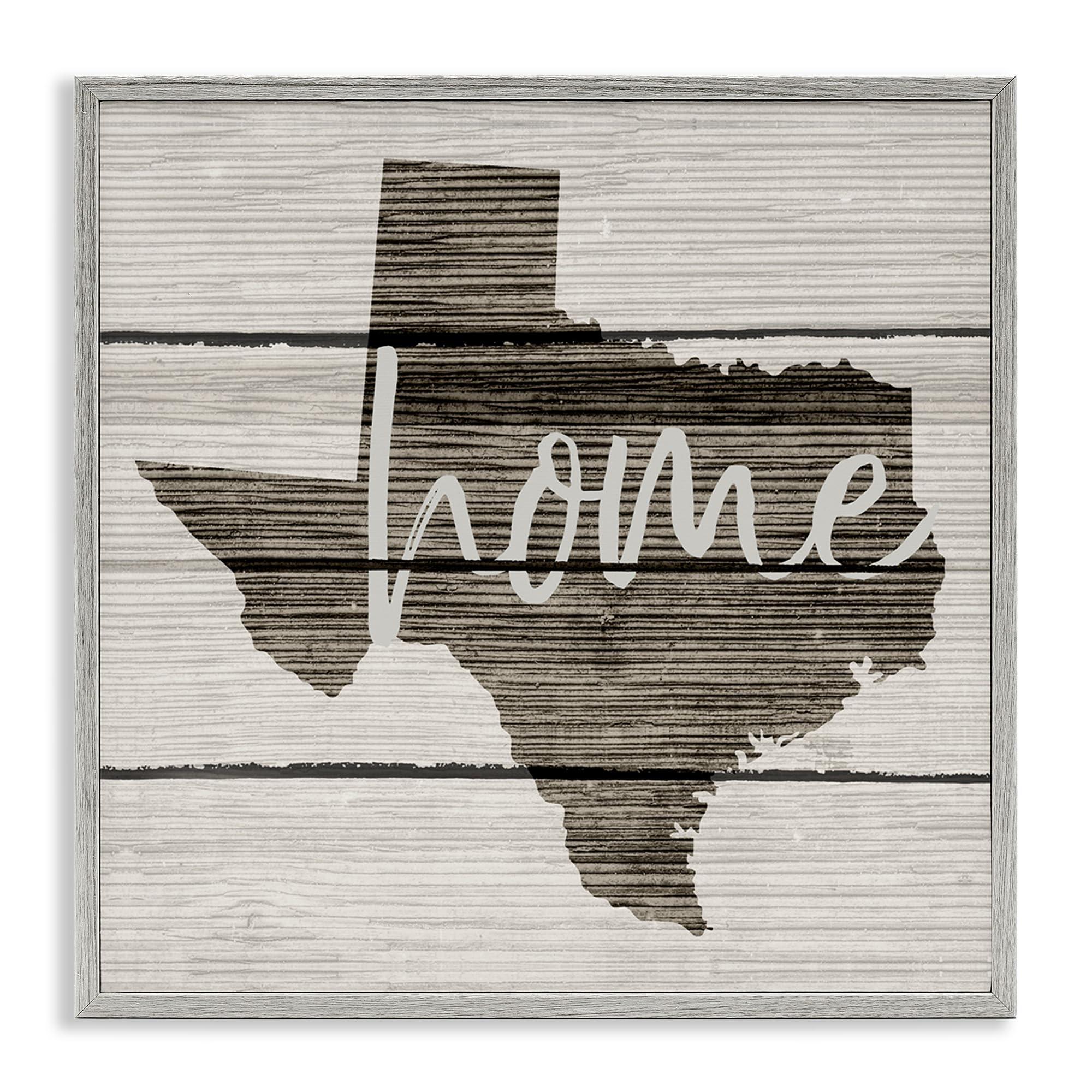Stupell Industries Texas Home Typography Map