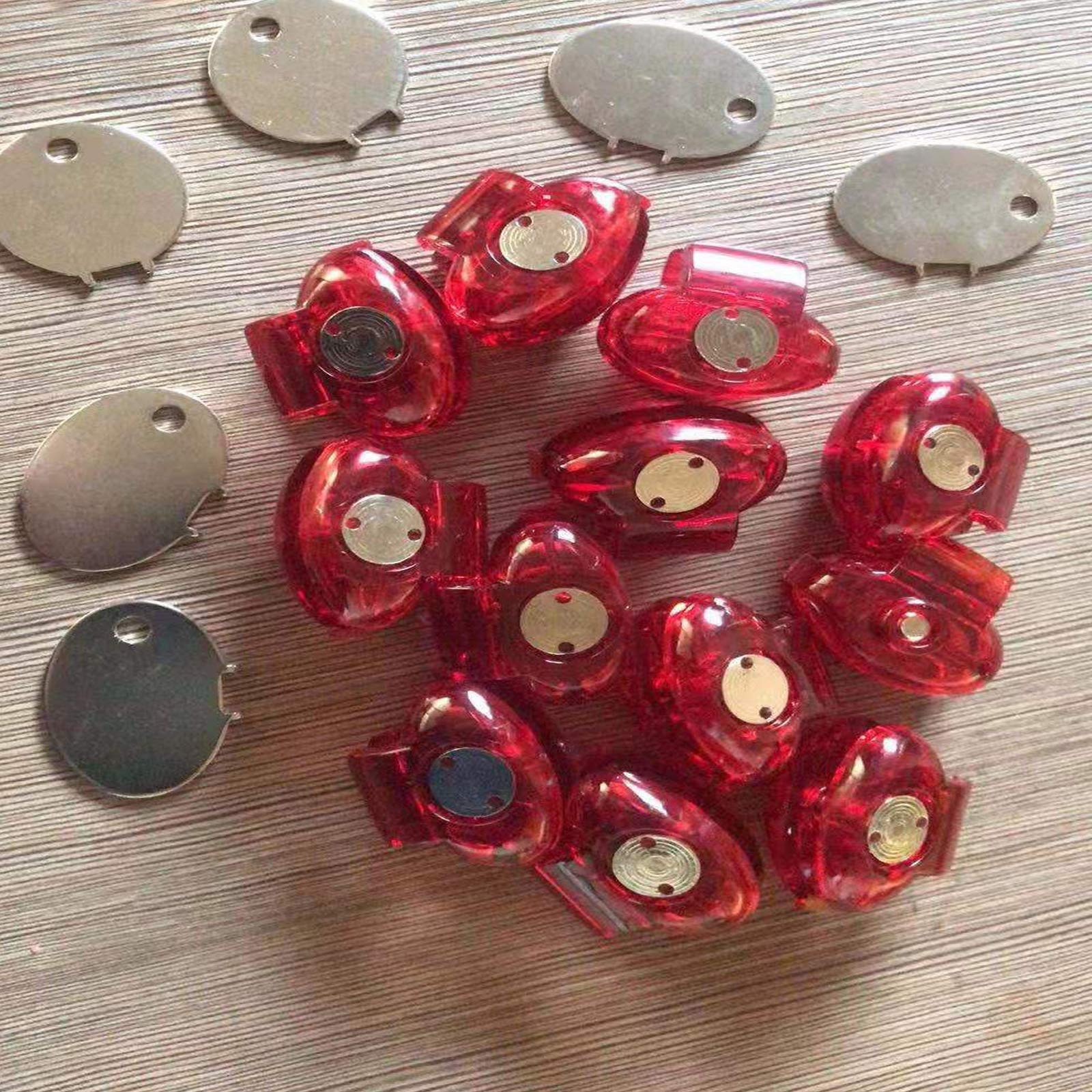 Teenidea Trigger Lock, Set of 10 Alike Gun Locks for red, Safety Universal Firearms Pistol Gun Locks Fit Most Handguns and Rifles