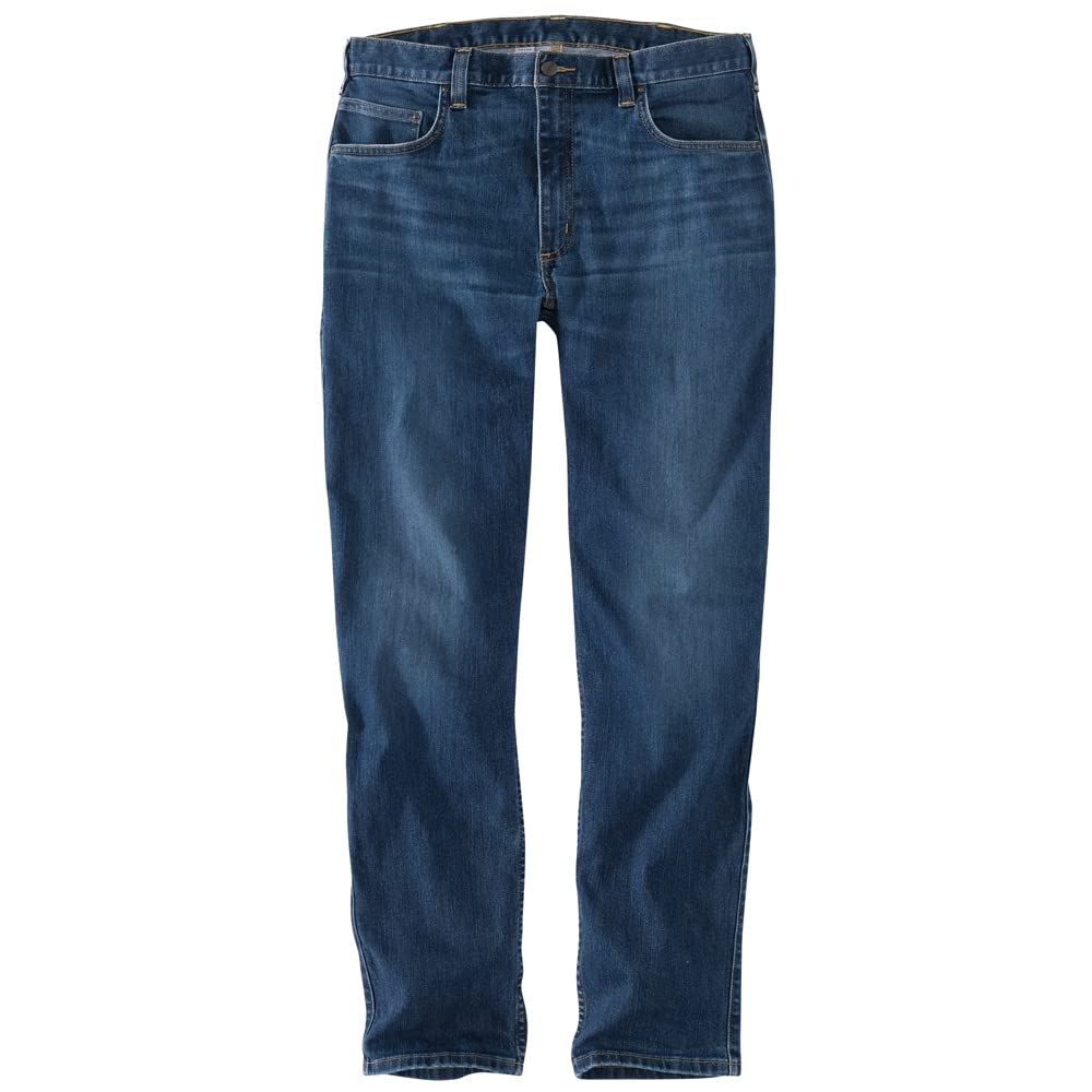 Carhartt Men's Force Straight Fit Low Rise 5-Pocket Jean, Everest, 34 x 30