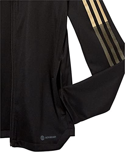 adidas Kids' Tiro Track Jacket, Black, Medium