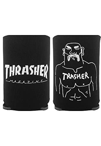 Thrasher Magazine Unisex Koozie by Gonz Soda Can Holder Black