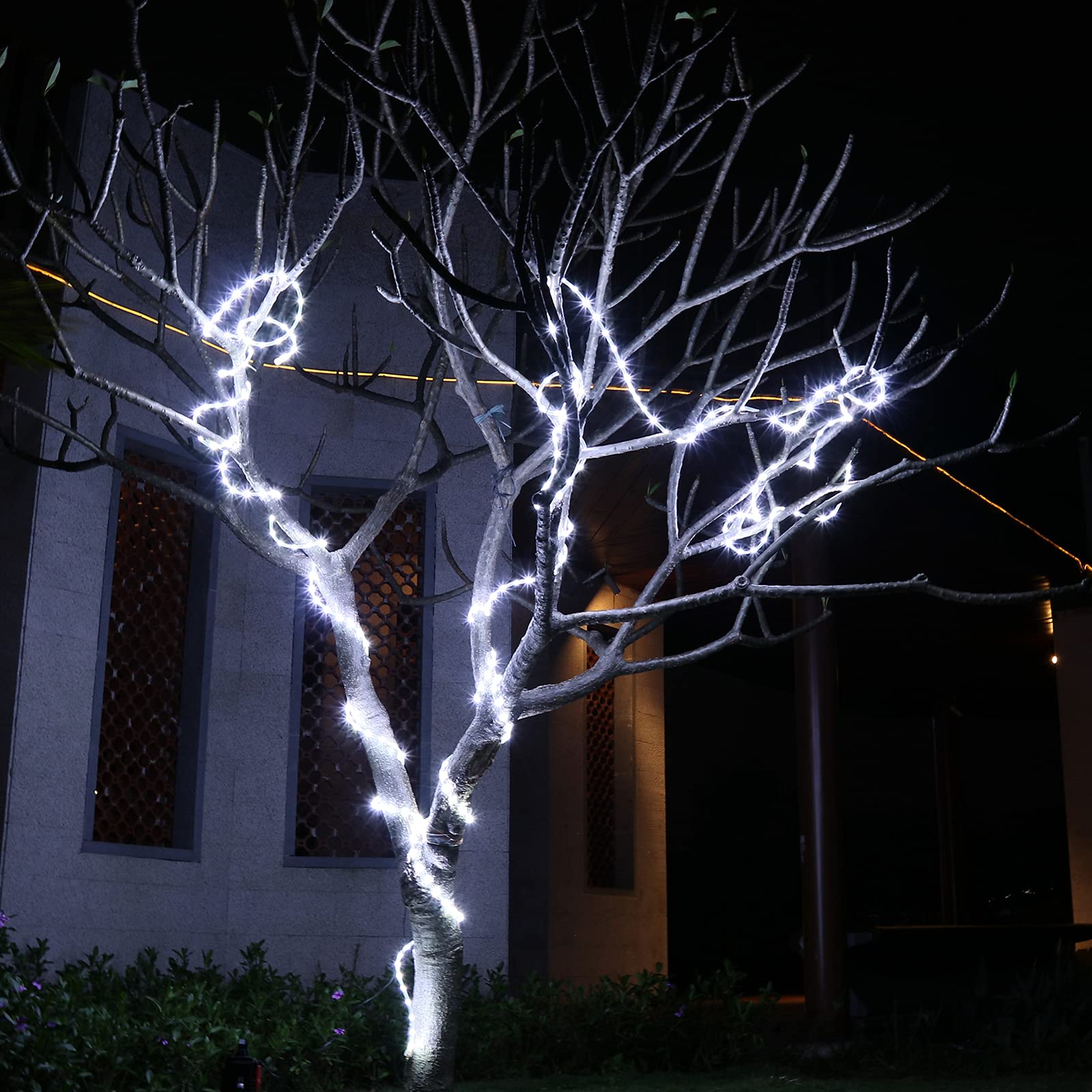 Areful Daylight Rope Lights, 16.4ft Flexible Waterproof LED Strip Light, Nature White, Indoor Outdoor Decorative Lighting for Home Christmas Holiday Garden Patio Party