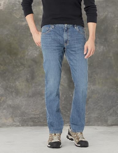 Carhartt Men's Rugged Flex Relaxed Fit Low Rise 5-Pocket Tapered Jean, Arcadia, 34 x 30
