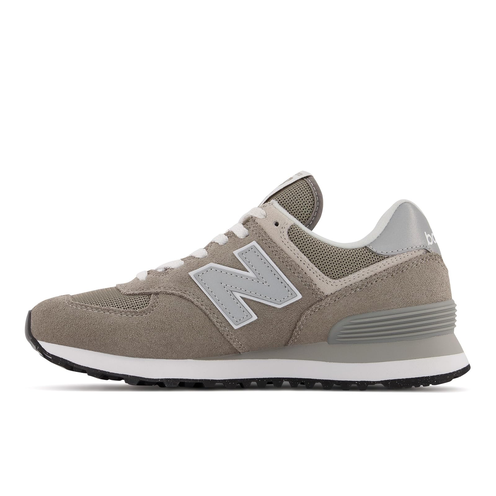 New Balance Women's 574 Core Sneaker, Grey/White, 7 Wide