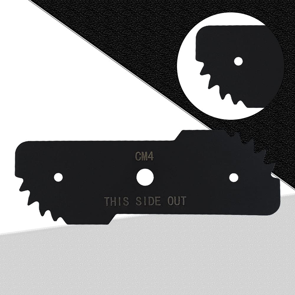 Haiouus 243801-02 Edger Blade, Compatible with Black & Decker 243801-00 LE750 & EH1000 Edger Replacement, Also Fits 40-519 Replacement Blade Edger (2)