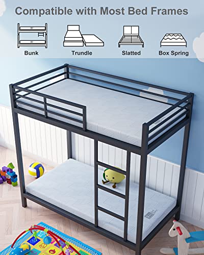 BedStory 2 Inch Memory Foam Mattress Topper - Full Size Bed Toppers Gel Memory Foam