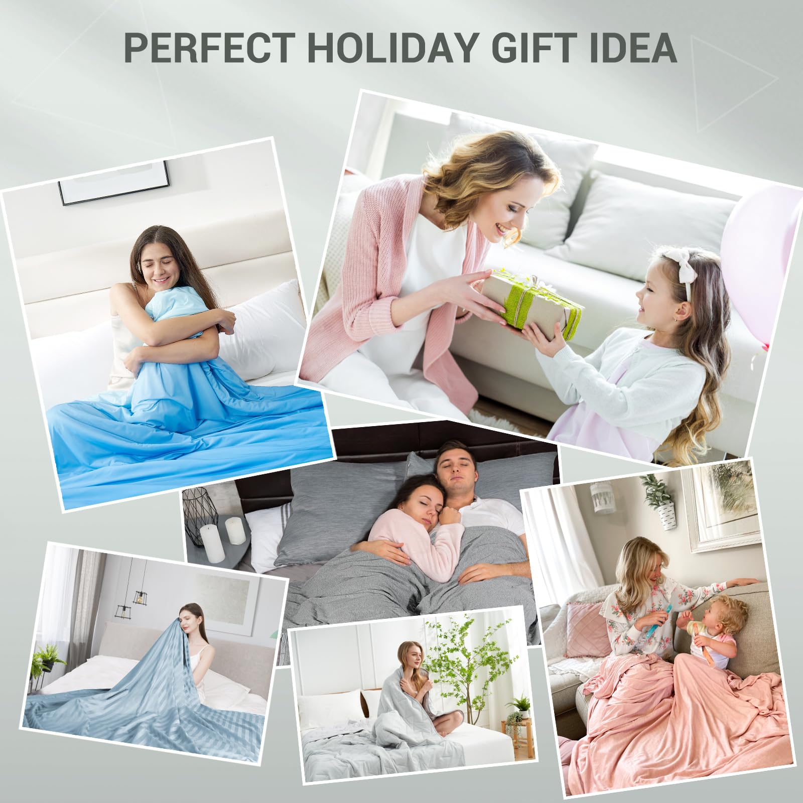 Elegear Revolutionary Cooling Comforter Queen Absorb Body Heat to Keep Cool, Cooling Blanket for Hot Sleepers Japanese Arc-Chill 3.0 Cool Tech Fabric Summer Comforter Hypo-Allergenic Cool Quilt - Gray