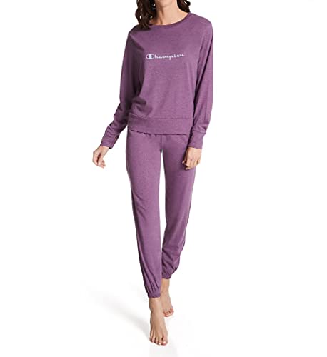Champion Women's Sleep PJ Set, Midnight Aster, X-Large