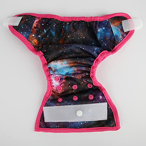 Newborn Baby Cloth Diaper Cover Nappy Hook and Loop (Solar System)