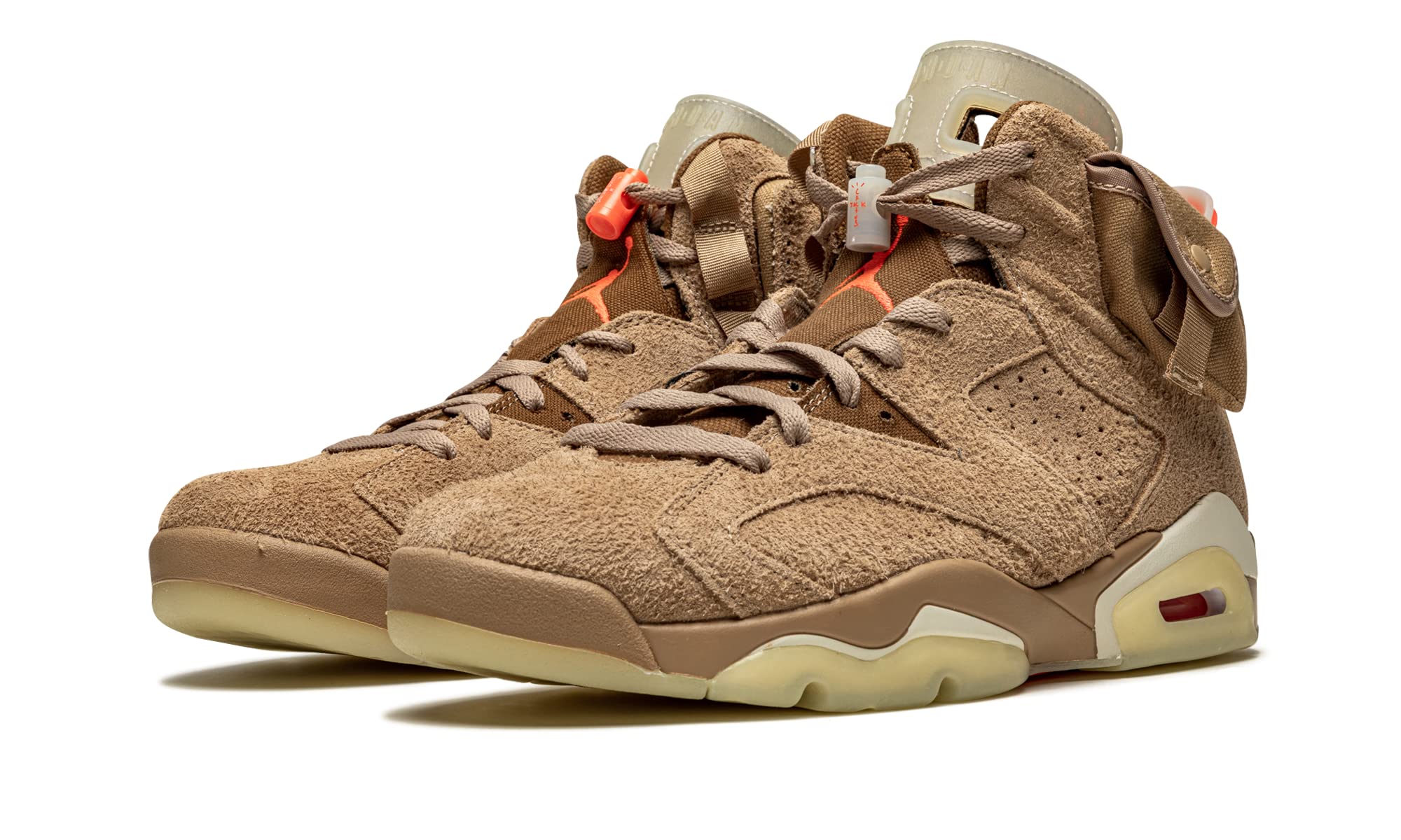 Jordan Mens Air Jordan 6 Retro DH0690 200 Travis Scott - British Khaki - Size 13