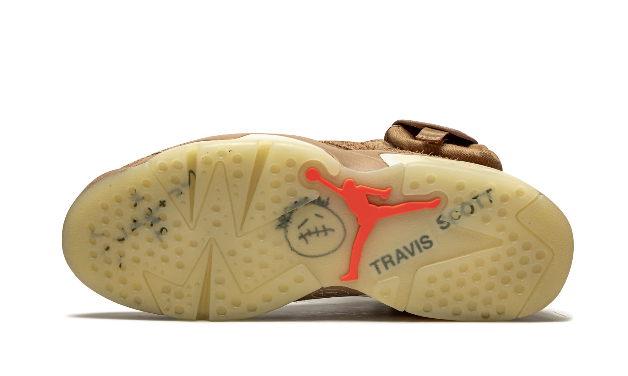Jordan Mens Air Jordan 6 Retro DH0690 200 Travis Scott - British Khaki - Size 13