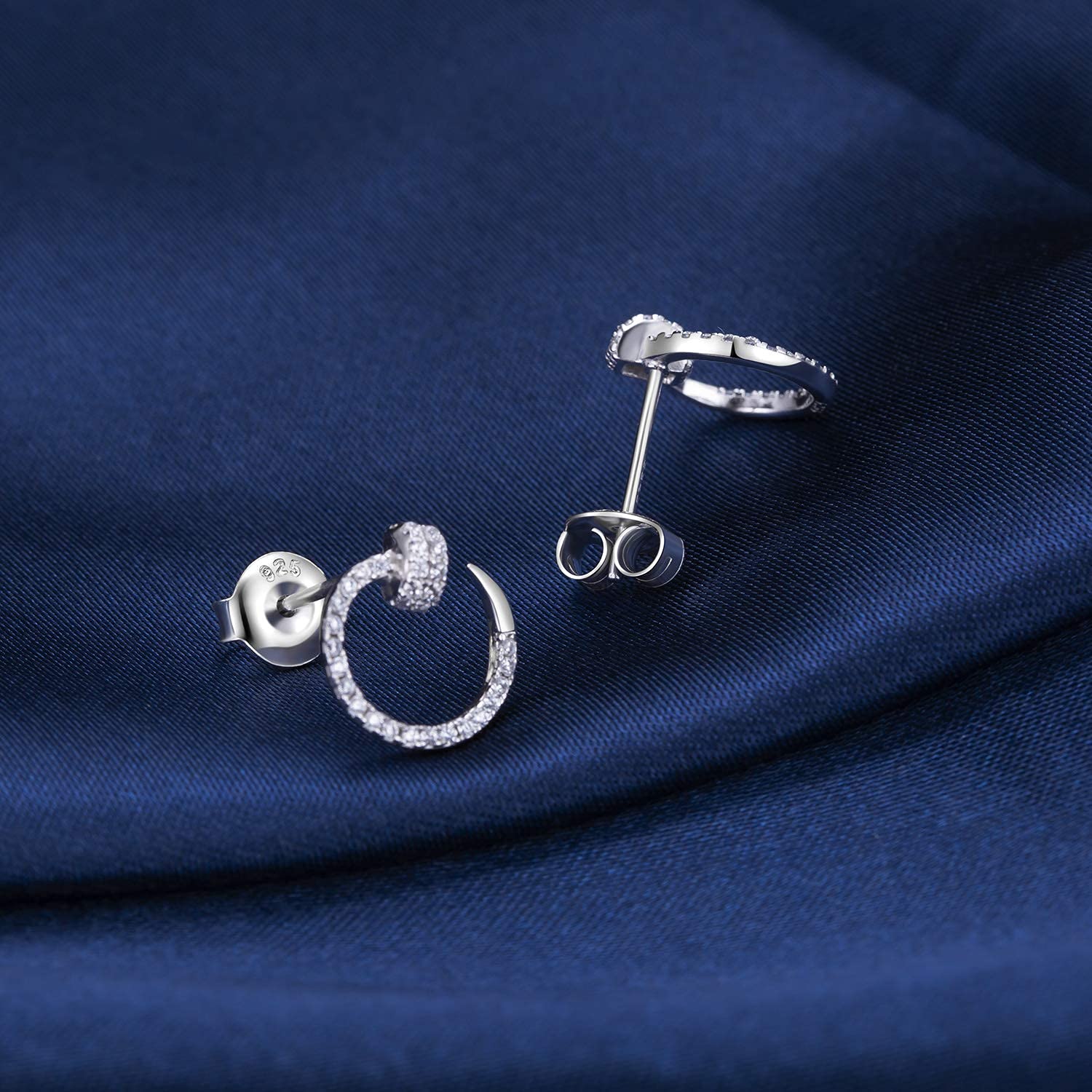 DELECOE 14K Gold Plated Earring Backs Replacements, 925 Sterling Silver Hypoallergenic Secure Gold Earring Backs Locking for Studs Earrings