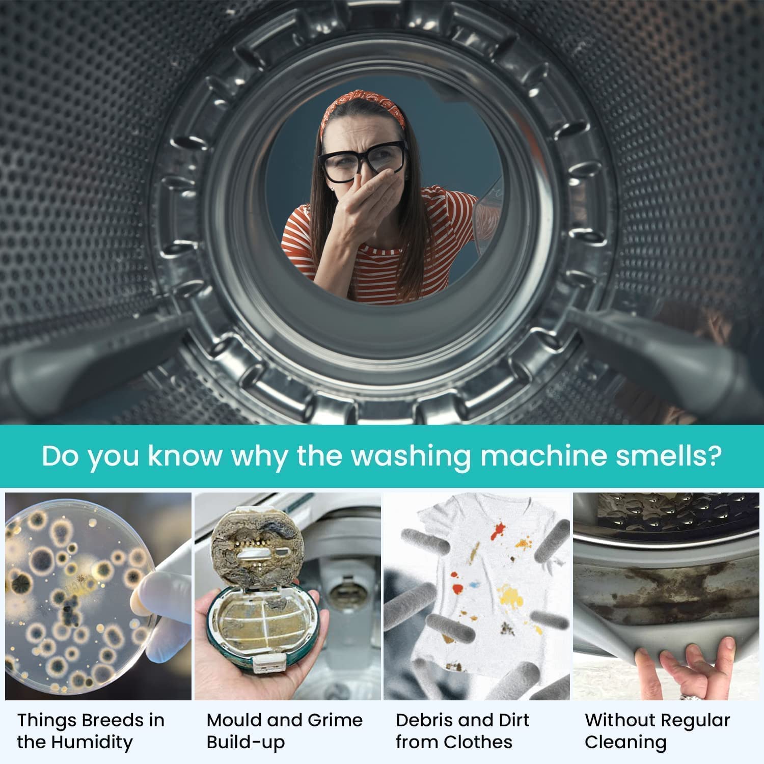 Maravello Washing Machine Cleaner Descaler(Lemon, 28 Count)