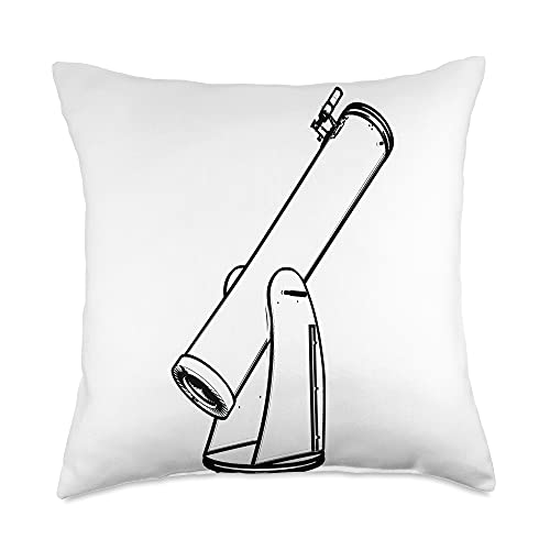Dobsonian telescope for amateur astronomers Throw Pillow