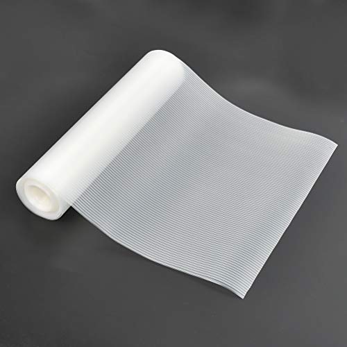 QLOUN Shelf Liner for Cabinet,Non-Adhesive Non-Slip Drawer Liner 12 Inchesx20 FT Cupboard Liner,Washable Refrigerator Shelf Liner for Pantry Cabinet,Kitchen Drawer,Bathroom Shelves,Shoe Rack