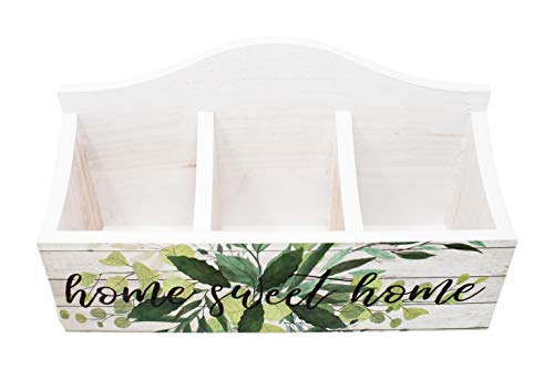 Boston Warehouse Sweet Home Flatware Storage Caddy, Wooden