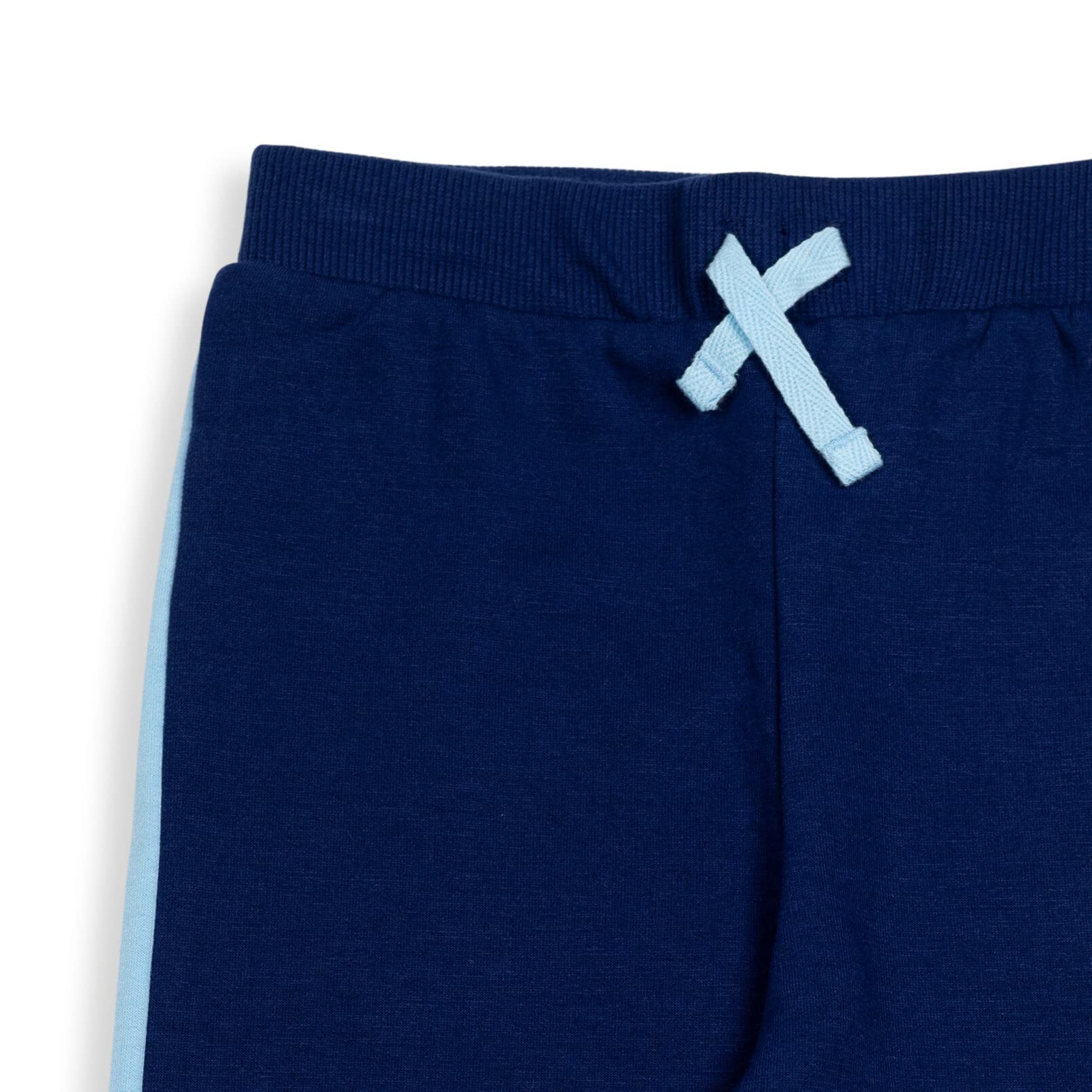 Bluey Little Boys Fleece Pullover Hoodie & Jogger Pants Set Light/Dark Blue 7-8