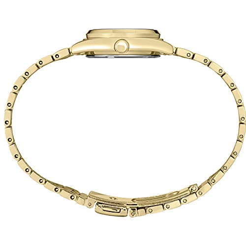 SEIKO Watch for Women - Essentials - Day/Date Calendar, and Two-Tone Stainless Steel Case, 100m Water-Resistant, White - SUR440