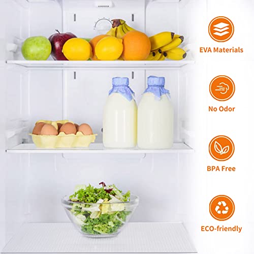 HOMEK Shelf Liner Kitchen Cabinet Liner for Shelves, Non Adhesive Drawer Liner for Kitchen, Non Slip Refrigerator Liners Waterproof Kitchen Cupboard Liner Protects Against Spills (12 Inches x 20 FT)
