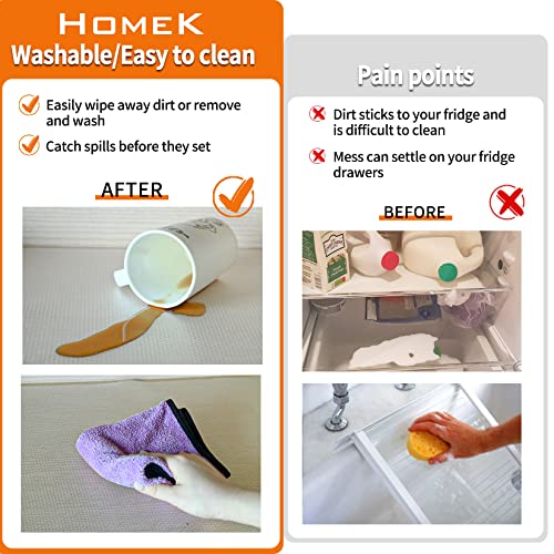 HOMEK Shelf Liner Kitchen Cabinet Liner for Shelves, Non Adhesive Drawer Liner for Kitchen, Non Slip Refrigerator Liners Waterproof Kitchen Cupboard Liner Protects Against Spills (12 Inches x 20 FT)