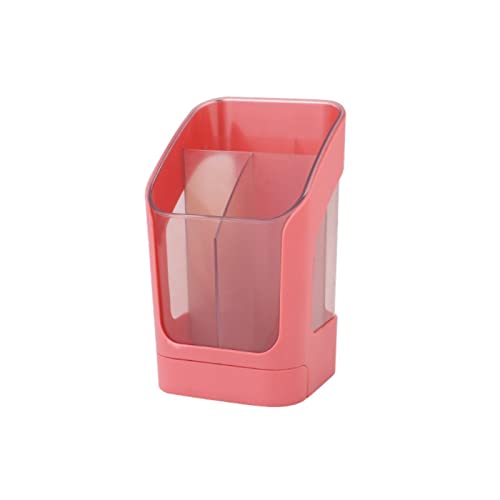 BLMIEDE Kitchen Utensil Holder for Countertop Multifunctional Draining Chopstick Cage Standing Cutlery Storage Organizer Tableware Spoon Forks Storage Box Stainless Steel Sink Rack (Orange, One Size)
