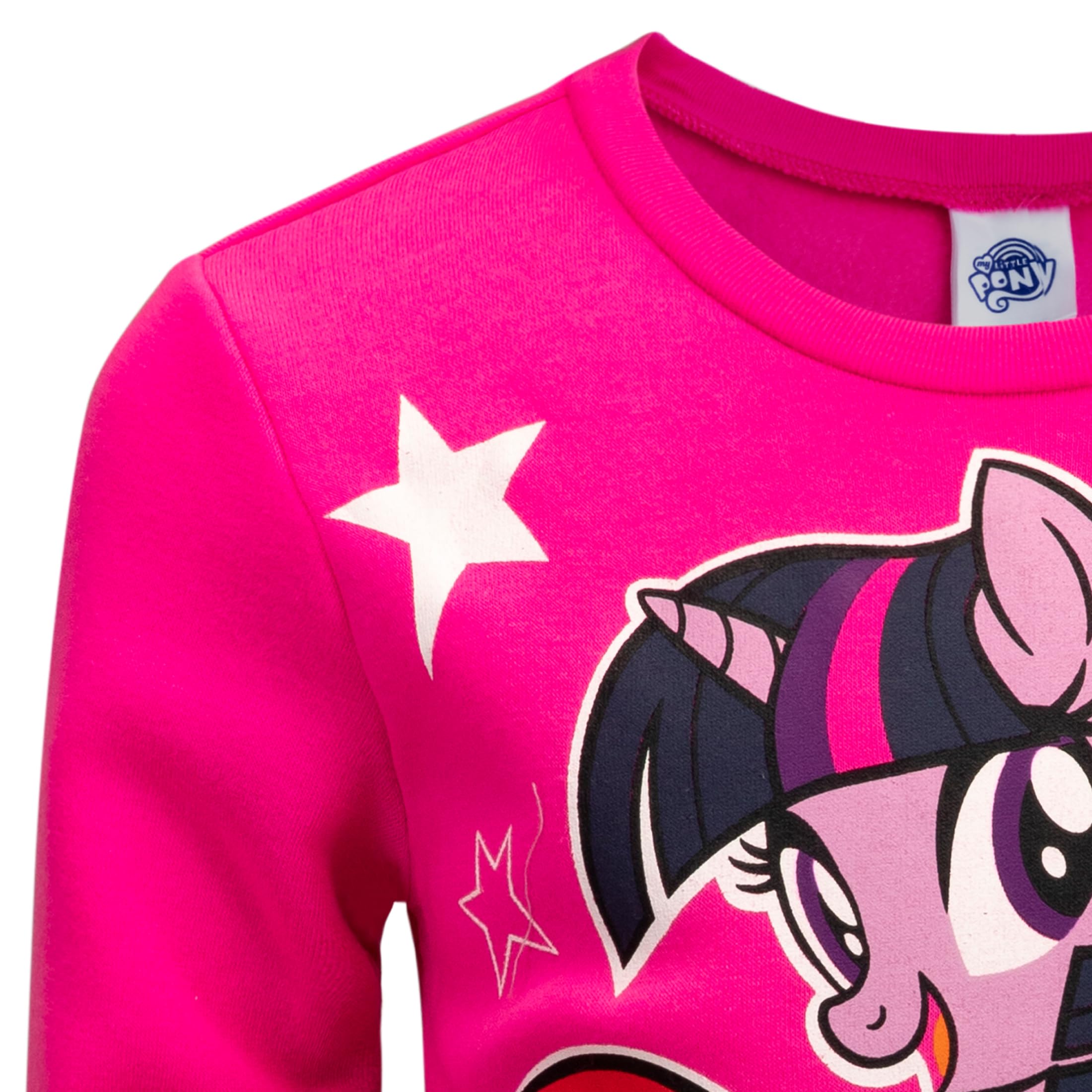 My Little Pony Girls Long Sleeve Sweatshirt and Pants Set for Little and Big Kids
