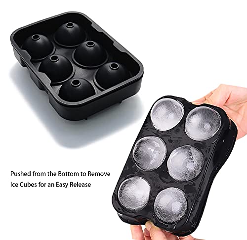 Vshinic Ice Cube Tray,Freezer Ice Maker, Ice Trays for Freezer With Lid,Whiskey Ice Ball Maker Large Square Ice Cube Molds with Lid for Cocktails Bourbon Coffee Juice - Reusable & BPA Free 2 Pack