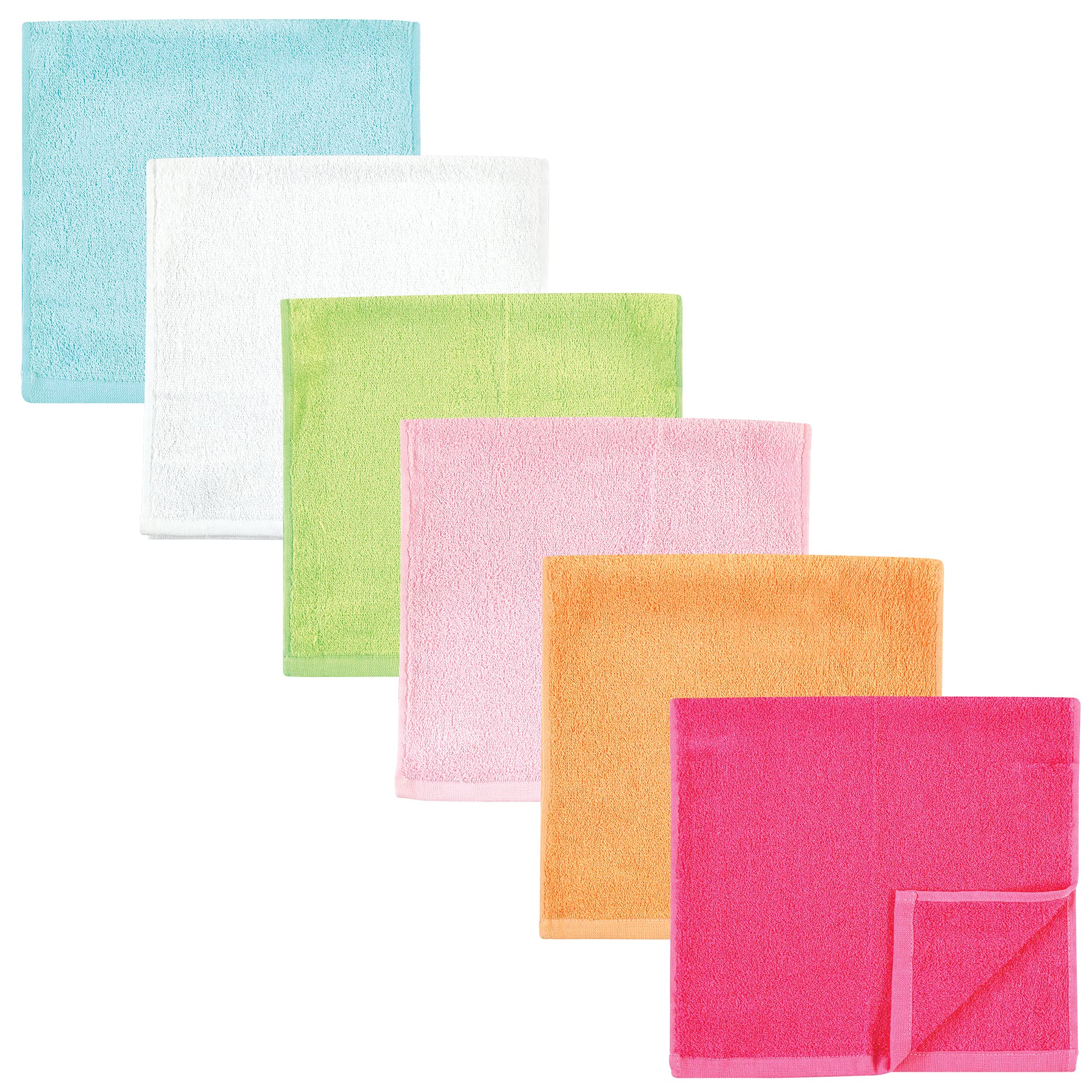 Hudson Baby Baby Rayon Burpcloth 6pk, Tropical, One Size