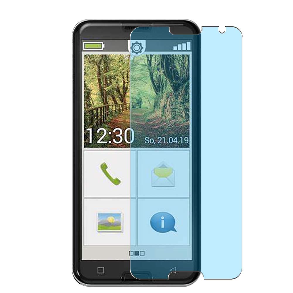 Puccy 3 Pack Anti Blue Light Screen Protector Film, compatible with Emporia Smart 5 TPU Guard ( Not Tempered Glass Protectors )
