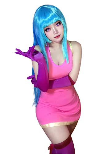 C-ZOFEK Women's Cosplay Dress with Gloves and Stockings (Large)