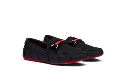 SWIMS Men's Sporty Bit Loafer, Black, 9