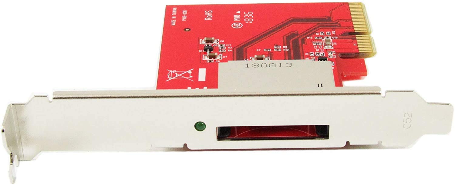 Ritz Gear Video Pro CFExpress Type B Card 128GB (1550/550 R/W) with PCIe 3.0 X4 Host Adapter
