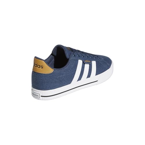 adidas Men's Daily 3.0 Skate Shoe, Crew Navy/White/Core Black, 12